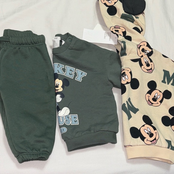 Disney | Shirts & Tops | Hm Disney Mickey Mouse 3 Piece Set | Poshmark